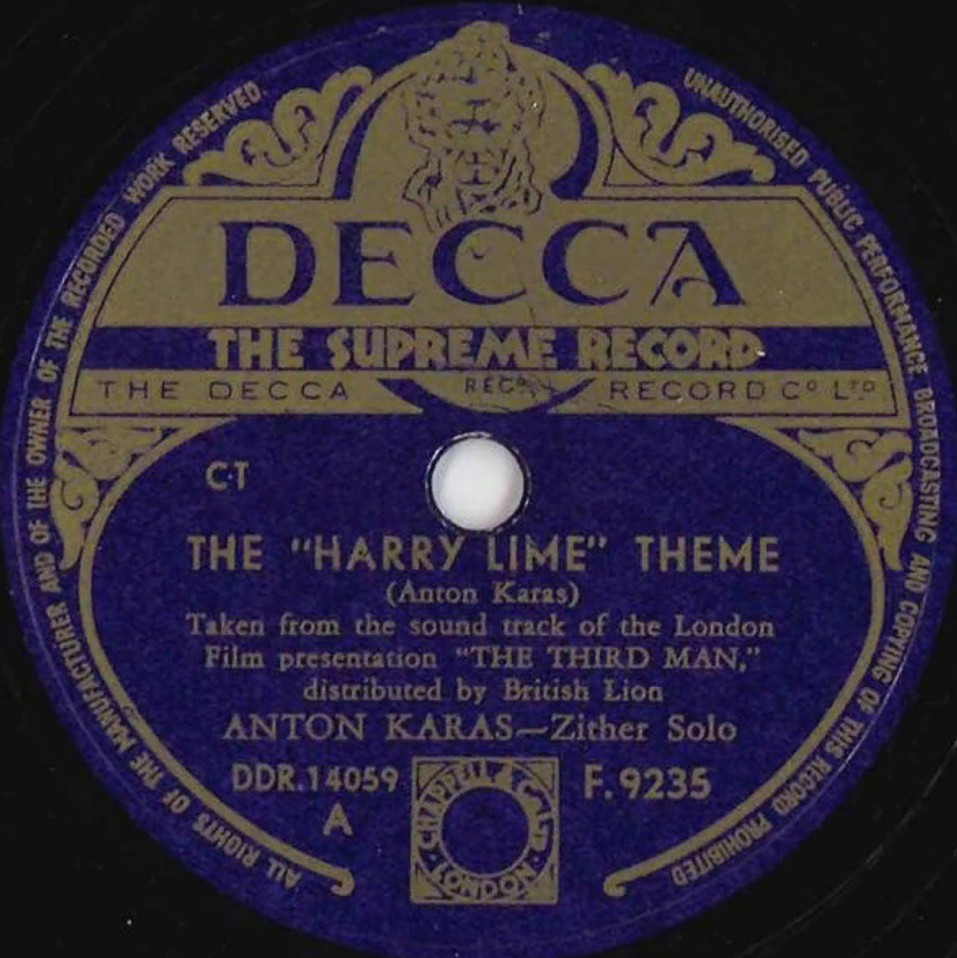 Anton Karas - The Harry Lime Theme аккорды, табы для гитары в Note ...